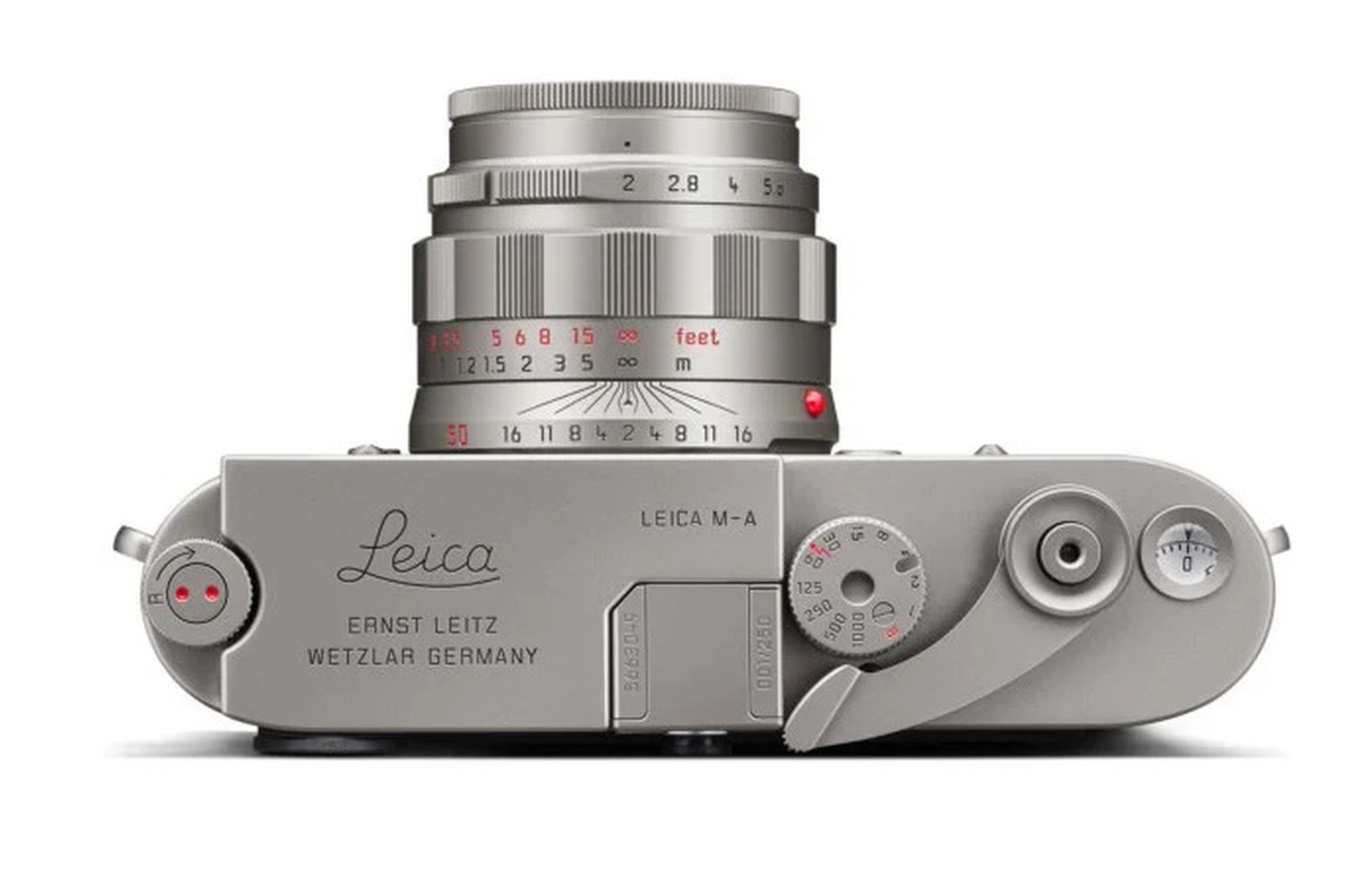 Lancement de la caméra argentique Leica M-A Titan