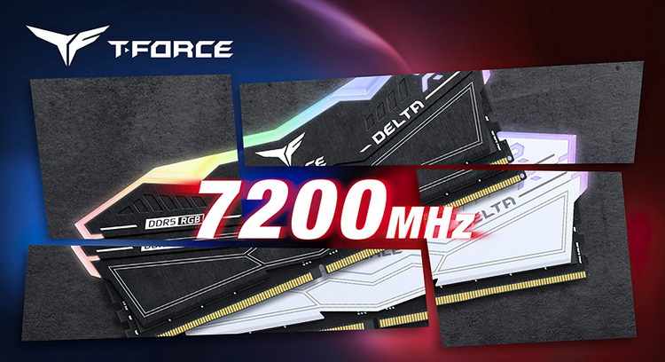 TeamGroup a présenté un ensemble de RAM DDR5 avec une fréquence de 7200 MHz