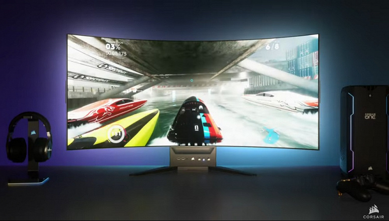 Corsair lança monitor de jogos Xeneon Flex que pode ser dobrado